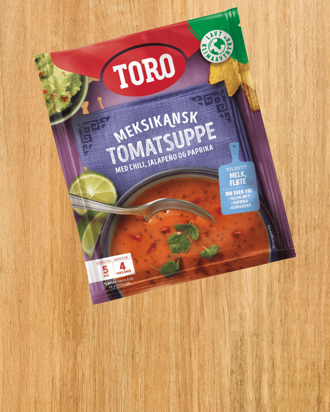 Meksikansk tomatsuppe med rester av salsa - TORO
