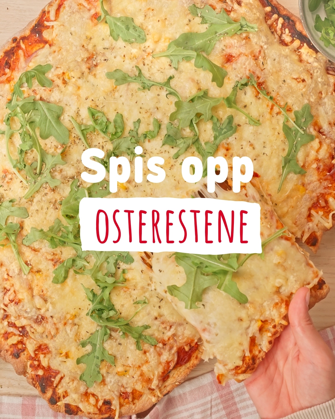Pizza med tomatsaus og osterester - TORO
